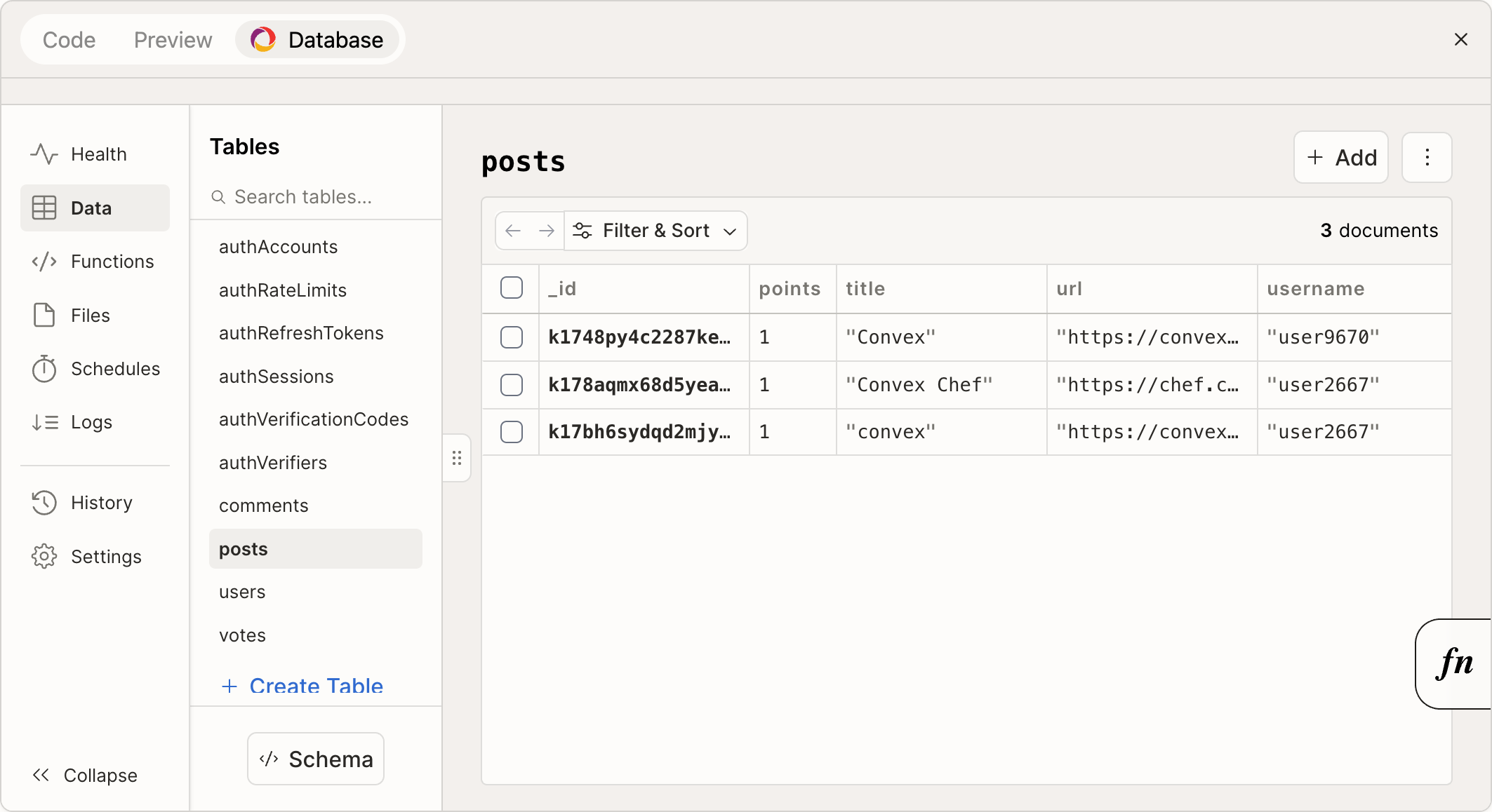 Chef by Convex | Generate realtime full‑stack apps